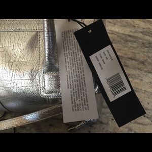 Halston Heritage | Bags | Halston Heritage Jerry Satchel Silver Leather ...